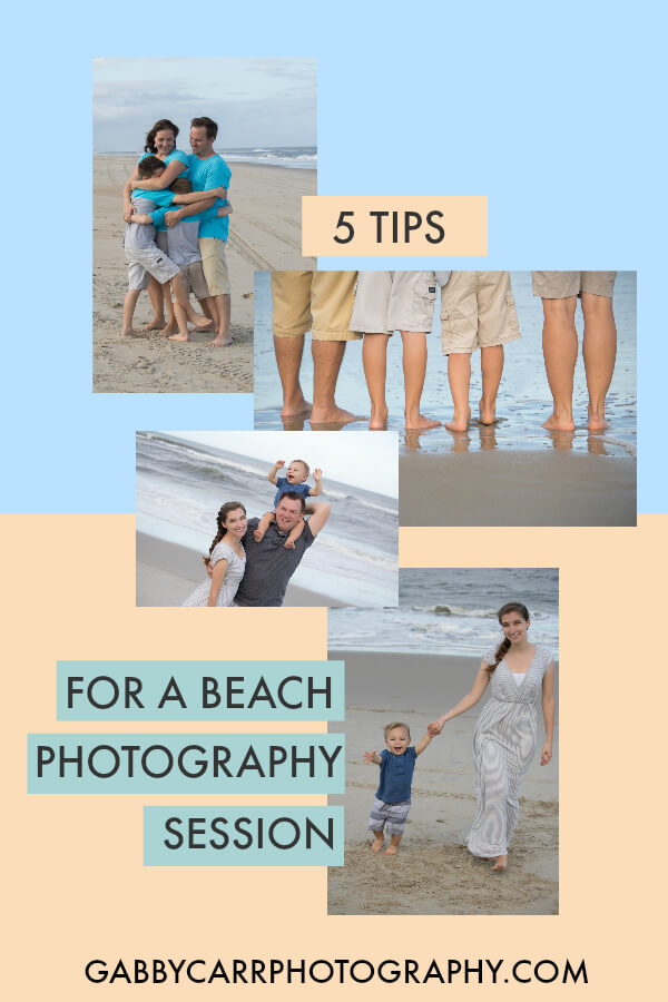 5 Tips for a Beach Photography Session | Gabby Carr Photography
